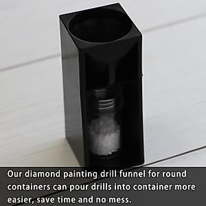 PIAOLGYI Diamond Painting Tools,Diamond Painting Drill Funnel for Round Containers,Diamond Painting Accessories