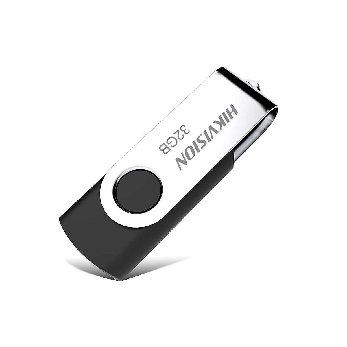 Hikvision 32GB USB 2.0 Flash Drive Flash Storage Memory Stick with Metal Case for Data Storage and Backup with 360 Degree Rotation Speed up to 20MB/S (32GB, USB2.0)…