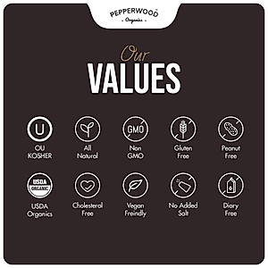 Organic Whole Sesame Tahini Paste - Unhulled & Stone-Ground - Silky Smooth Texture in Hummus, Dips, Dressings - Unsalted, Nut-Free, Kosher, Paleo, Keto 11.6 oz Glass Jar (2-Pack) Pepperwood Organics