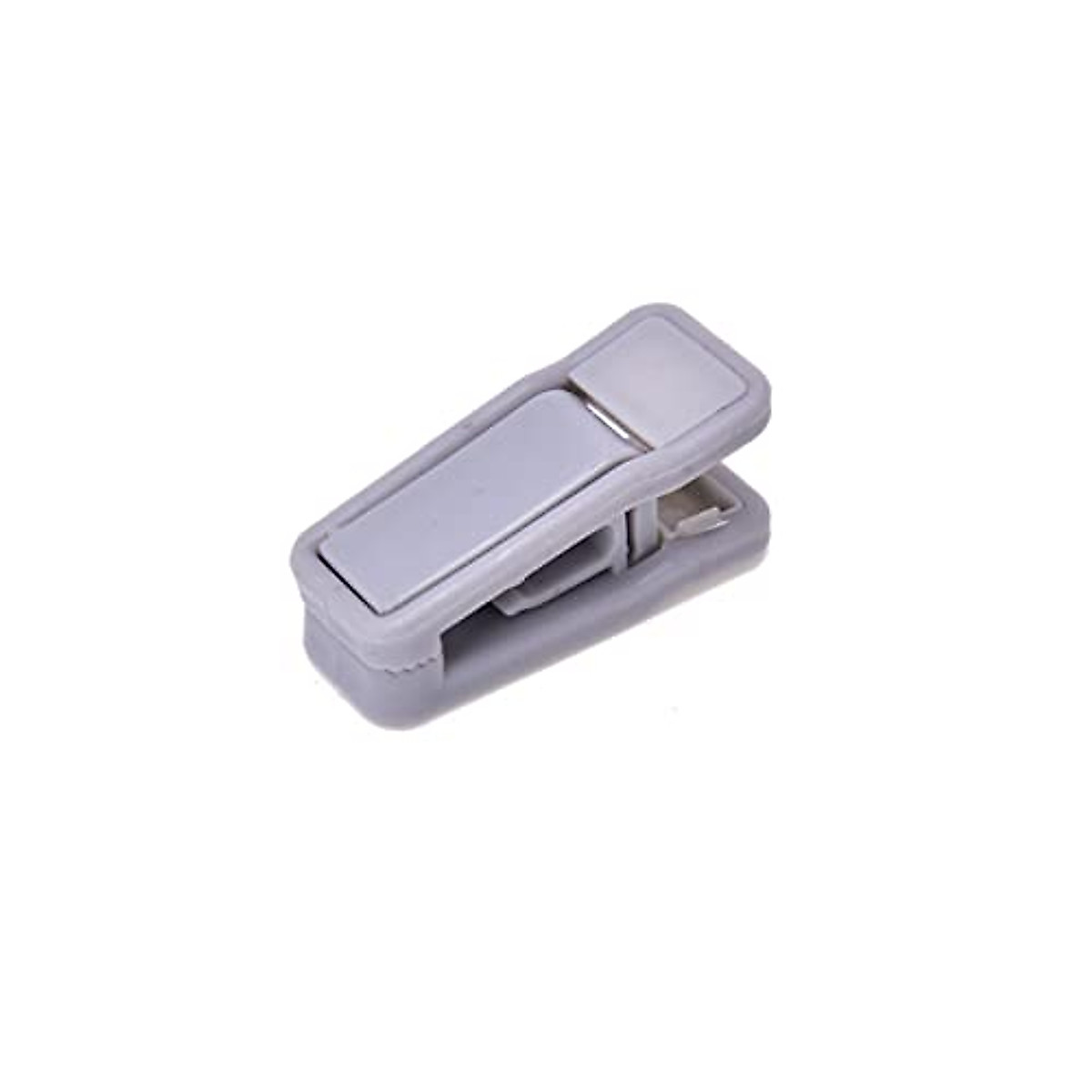 100 Quality Plastic Finger Clips for Hangers, Pants Hanger Clips, Strong Pinch Grip Clips for Use with Slim-line Clothes Hangers, Clips for Velvet or Non-Velvet Hangers (Gray, 100)