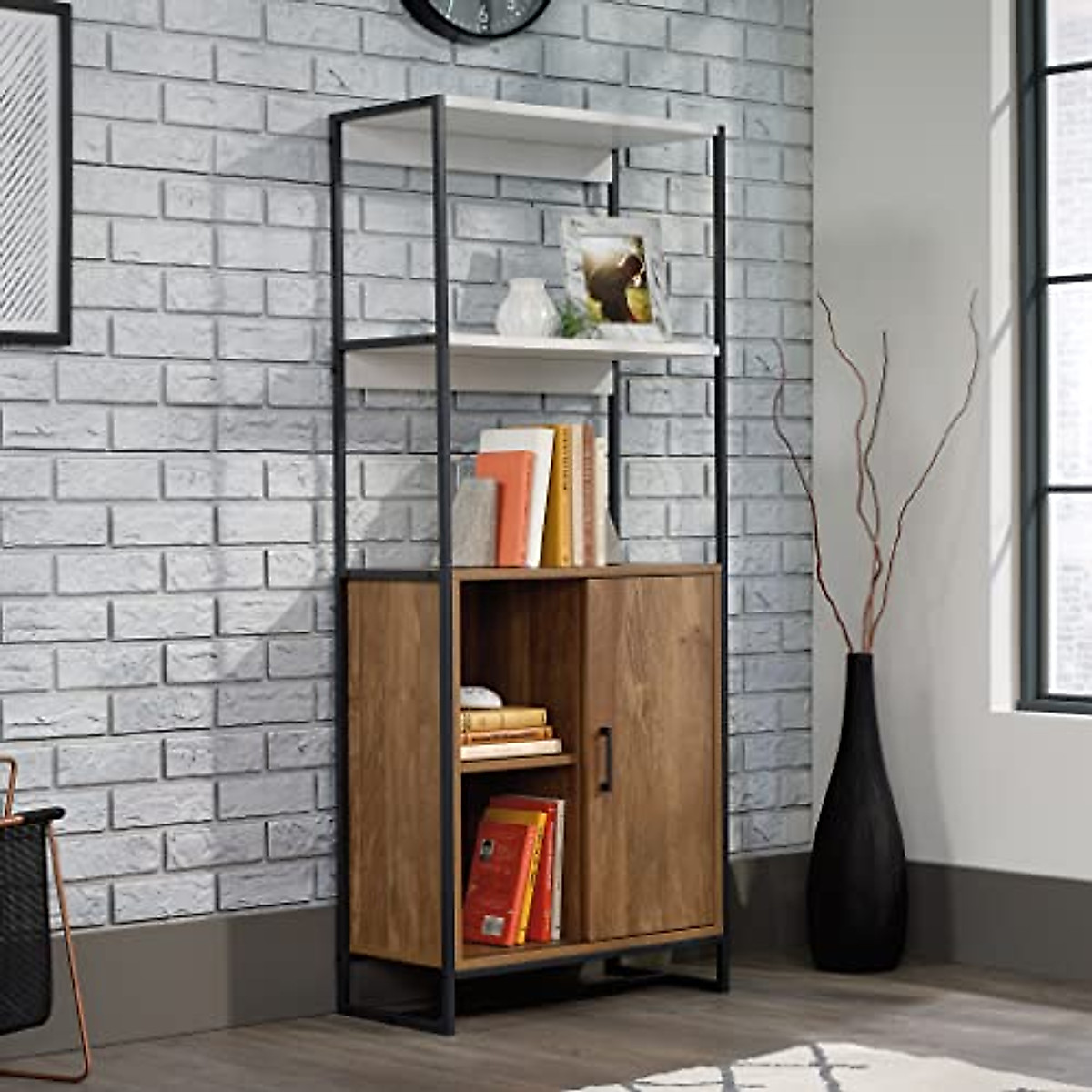 Sauder Tremont Row Bookcase, Sindoori Mango Finish
