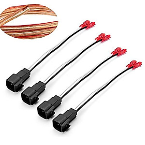 4 Pack Speaker Connector Harnesses for Ford 1998-UP Vehicles