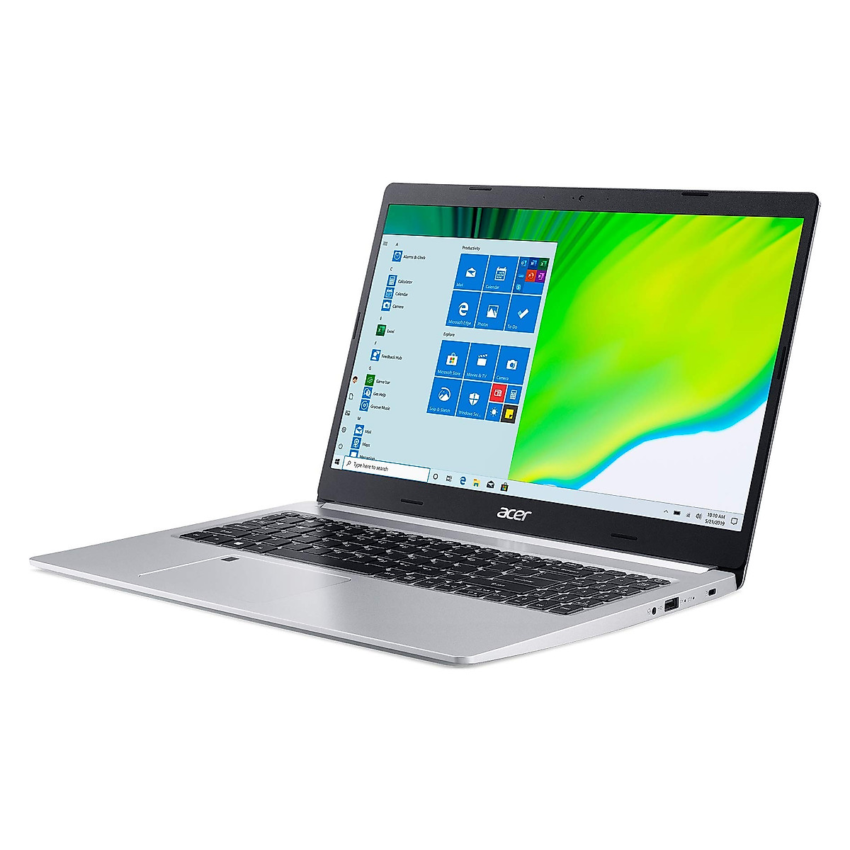 Acer Aspire 5 A515-46-R14K Slim Laptop | 15.6" Full HD IPS | AMD Ryzen 3 3350U Quad-Core Mobile Processor | 4GB DDR4 | 128GB NVMe SSD | WiFi 6 | Backlit KB | Amazon Alexa | Windows 10 Home (S mode)
