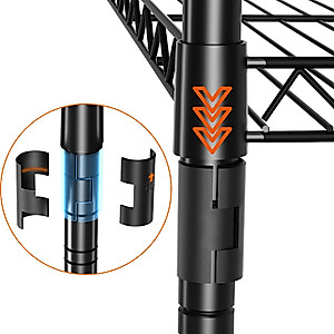 Soywey Heavy Duty Wire Garment Rack, 31.5" L x 15.6" W x 78.6" H Clothing Rack Clothes Rack for Hanging Clothes Metal Free Standing Clothes Rack Wire Metal Clothing Rack Closet（Black）