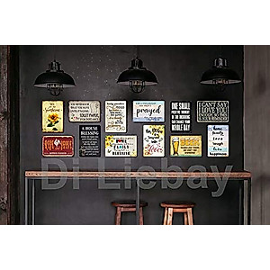 Mvgges Beware of Wigglebutts 12"x8" Vintage Metal Tin Sign Pet Dogs Paw Prints with Funny Sayings