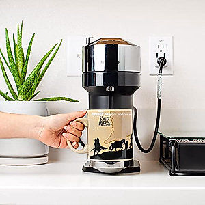 The Lord of the Rings Fellowship Ceramic Coffee Mug, Oversized Large Cup | Novelty Drinkware For Home Kitchen, Houseware Essentials | The Hobbit Gifts And Collectibles | Holds 20 Ounces