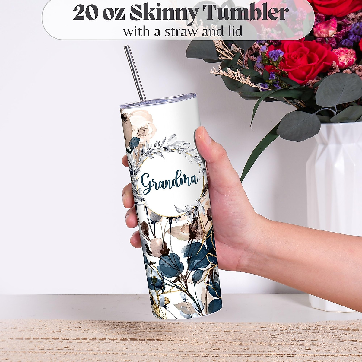 ELEMENU Mothers Day Gifts For Grandma, Grandmother Birthday Christmas Gifts Ideas from Grandkids, Granddaughter, Grandson - Best Grandma Gift Basket