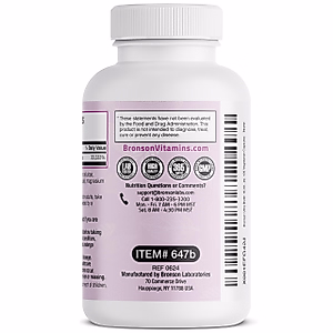 Bronson Ultra Biotin 10,000 Mcg Hair Skin and Nails Supplement, Non-GMO, 120 Vegetarian Capsules