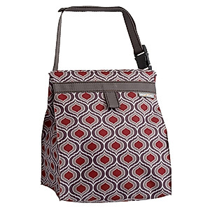 High Road TrashStash Hanging Car Trash Can and Garbage Bag with Push-Close Cover and Waterproof Bin for Cars, SUVs and Trucks (Sahara, 3 Gallon)