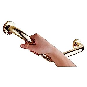 BKBXRSYR Grab Bars Grab Bar Shower Grab Rail Toilet Handrail Shower Safety Handle for Bathtub Toilet Bathroom Kitchen Stairway Handrail Applicable to Living Alone-Rosegold-B(Golden,Animal Horse)