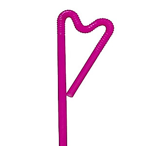 Individually Wrapped Super Bendy Straws (Neon, 250)