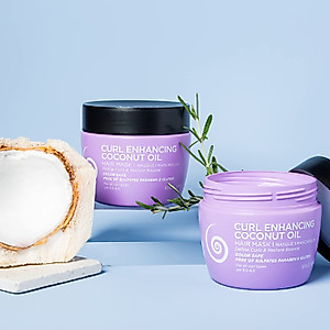 Luseta Curl Enhancing Coconut Oil Shampoo & Conditioner Set and Leave in Conditioner and Curly Hair Mask