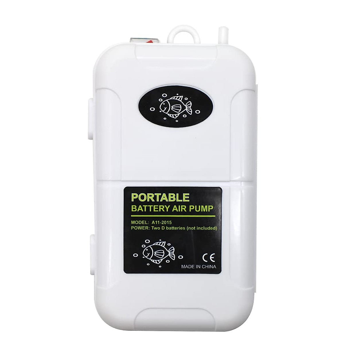 HUIXHAO Portable Air Pump, Aquarium Air Pump, Aeration Up to 6 Gallons, Fish Tank Air Bubble Aerator for Fish Tank, Fishing Etc