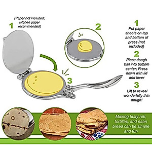 YOLLO Kitchen Tortilla Maker Press Dough Meat Press Maker Bakeware Tools Tortilla Pancake Pie Tools Baking Accessories