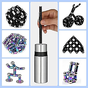 Fidget Pen, Decompression Magnetic Fidget Toy Pen, Magnet Pen Fidget Toy Relieve Pressure Novel Toy Gift for Kids or Friends! (colours)