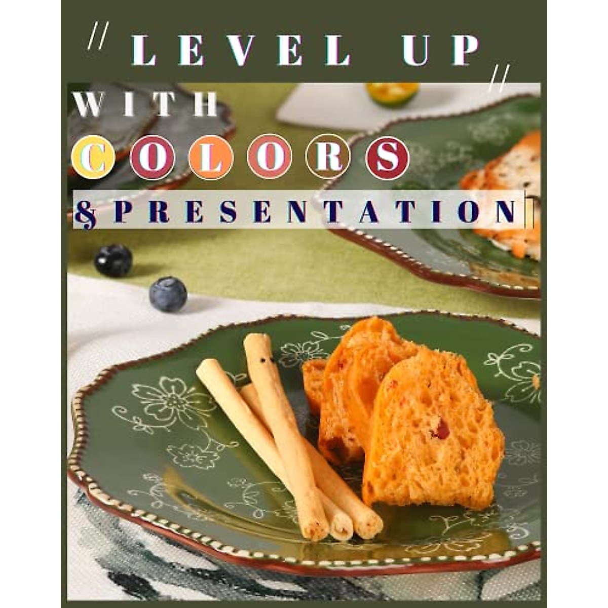 KUNABOO Artisanal Small Ceramic Plates, Salad Plates, Dessert Plates Ceramic Plates Set of 6-7.8” - Sakura Floral Series Pine Green - Ready to Wrap Gift