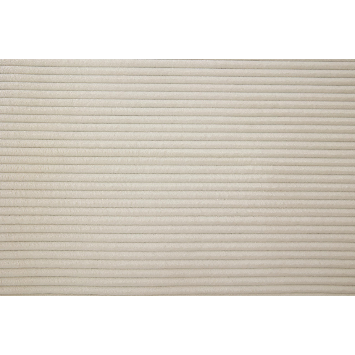 Nolohoo L Shape Sectional Sofa Cloud Couch with Comfy Chaise, Upholstered Deep Seat Corduroy Couch for Living Room, 2 Piece Modular Sectional Floor Sofa, No Assembly Required, Cream White