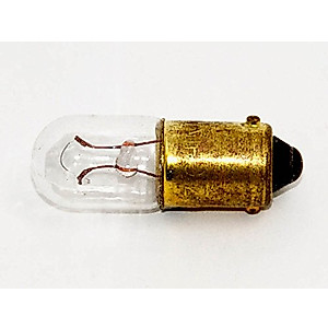 CEC Industries #1847 Bulbs, 6.3 V, 0.945 W, BA9s Base, T-3.25 shape (Box of 10)