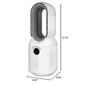 Microionxyz F8-AR Anion fans，air purifier machine ，No Consumables，Remove smoke，pollen，odor，suitable for Living room, office,automotive，travel，petting room, (F8-purifier)