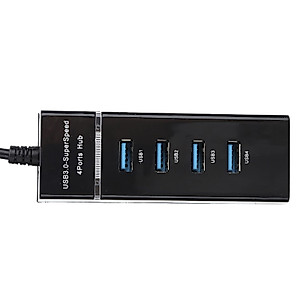 1 to 4 USB 3.0 Hub Male To Female USB Extender Adapter Cable Splitter,3.94ft Slim & Portableusb 3.0 Hub,Suitable For Desktops and PC