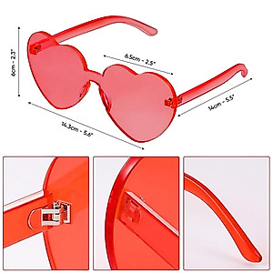 Funcredible Red Cowboy Hat and Glasses - Preppy Cowgirl Hat with Tiara - Sparkly Cowboy Hat - Cowgirl Outfit Accessories for Women and Girls