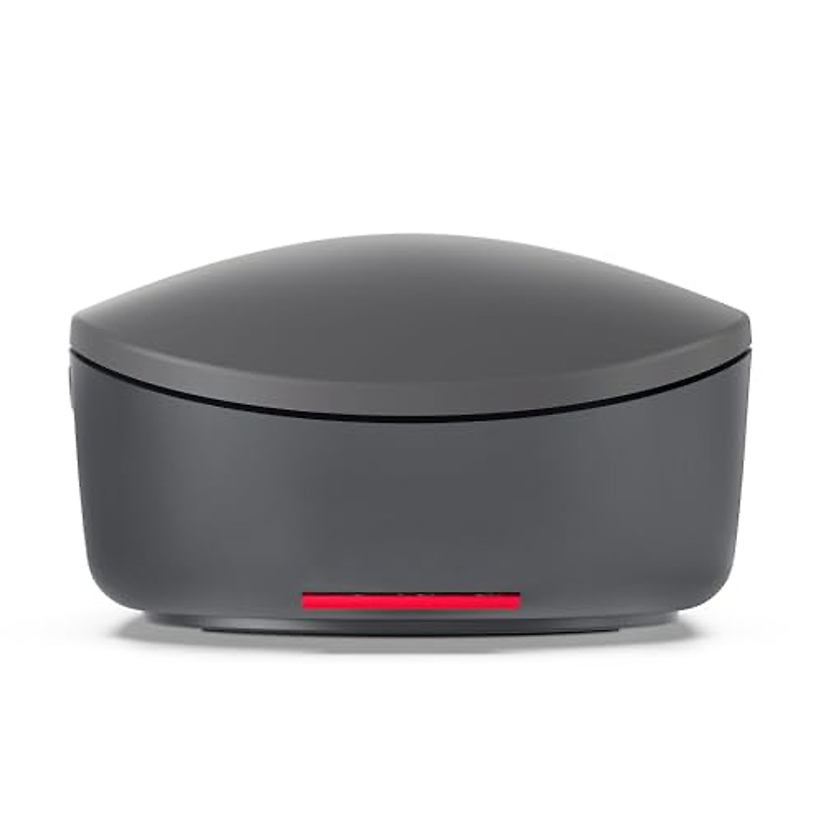 Lenovo Go Multi-Device Wireless Mouse, 2.4GHz Nano USB-C Receiver, Bluetooth, Adjustable DPI, USB-C Rechargeable Battery, Qi Wireless Charging, Ambidextrous, GY51C21211, Grey