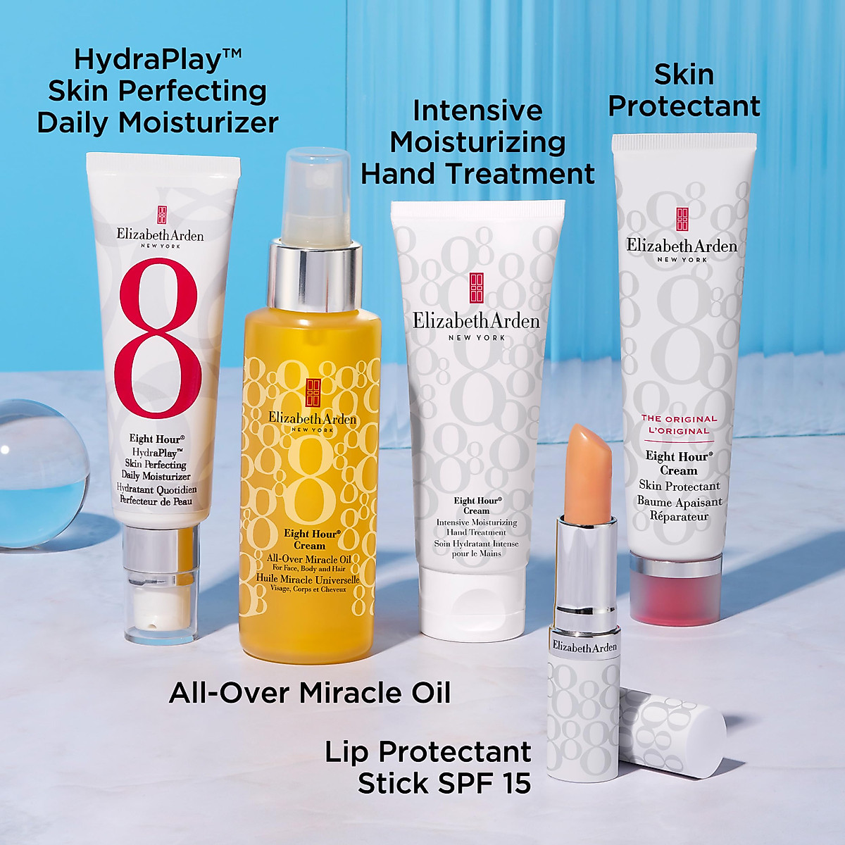 Elizabeth Arden Eight Hour Cream Skin Protectant, All-in-One Beauty Balm, Full Body Moisturizer that Hydrates, Smooths, Protects and Soothes, Lightly Scented, 1.7 Fl Oz, 1.7 oz.