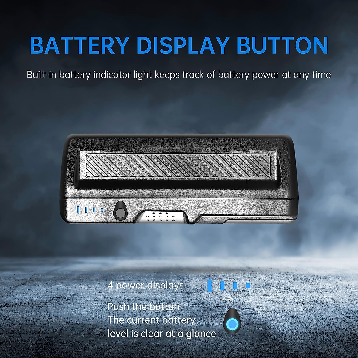 GVM V-Mount Battery with D-Tap and DC Outputs,160WH(10400mAh) V Mount Battery Compatible Video Camera Camcorder Broadcast with D-Tap and DC Outputs USB Ports