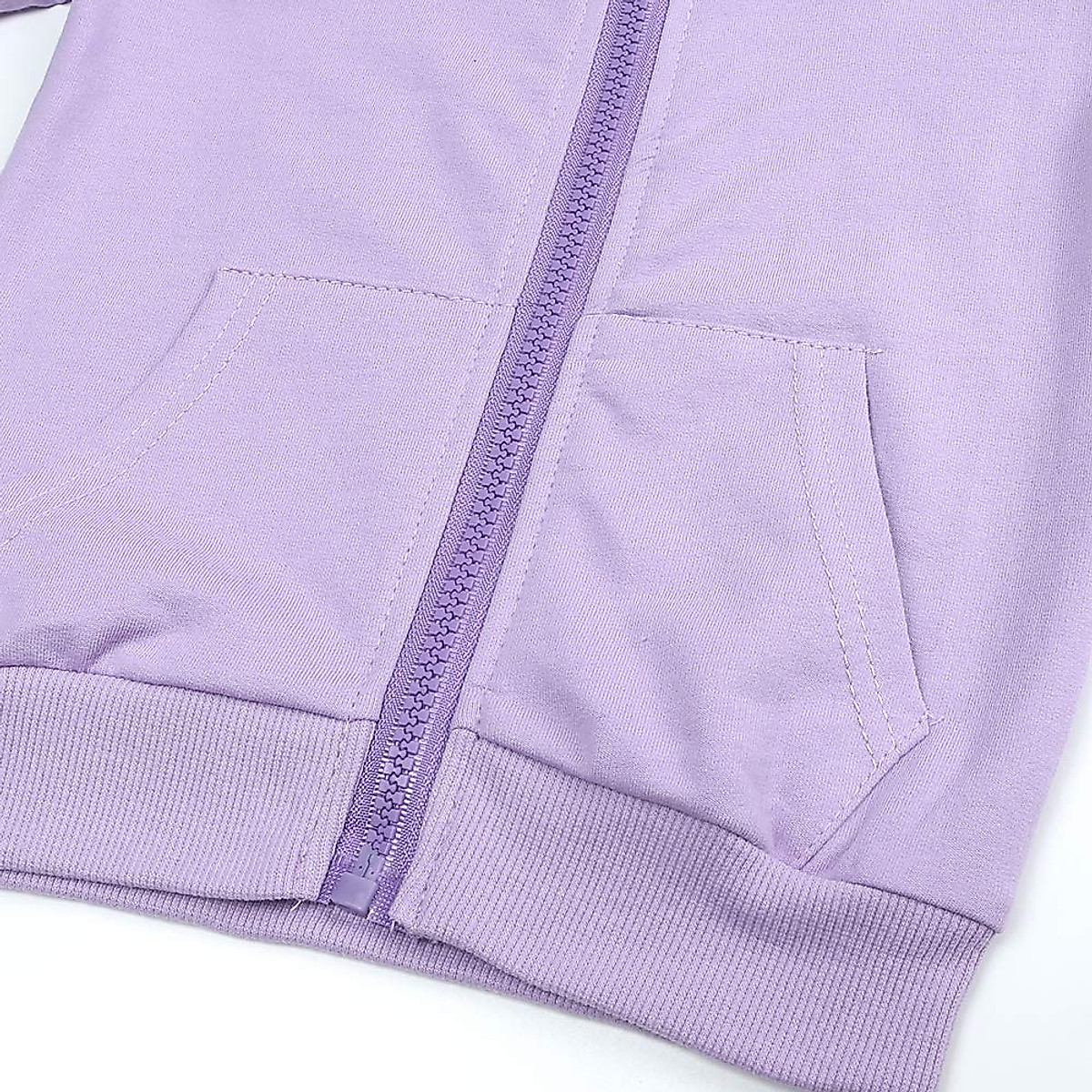 Kids Tales Baby Boys Girls Tracksuit Hooded Bear Ears Sweatsuit Outfit Set Long Sleeve Zipper Jacket + Sweatpants