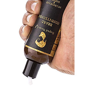 Beard Shampoo and Beard Conditioner Wash & Growth kit for Men Care - Softener & Moisturizer for Hydrating, Cleansing and Refreshing Beard and Mustache Facial Hair Gift Set (100ml / 3.4 fl oz)