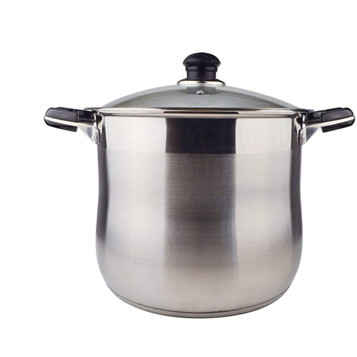 20 Quart Commercial Grade Stainless Steel High Stock Pot Non-Toxic Cookware Dishwasher Safe Heavy-Duty Encapsulated Bottom Stockpot Dutch Oven