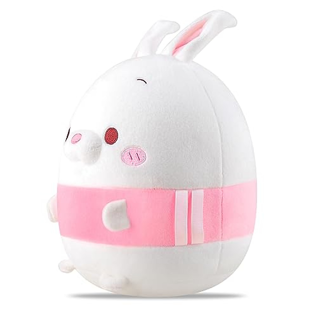 SNOWOLF Cute Rabbit Plush Pillow Stuffed Animals Toys, 13" Kawaii Plush Doll Rabbit Hugging Pillow Super Soft Cartoon Throw Pillow for Girls & Boys Brithday Gift