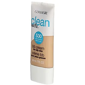 COVERGIRL - Clean Matte BB Cream, Oil-Free, Long-Lasting, Sensitive Skin, Lightweight, 100% Cruelty-Free