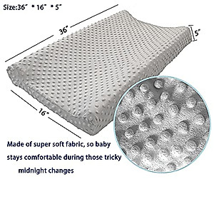 iEvolve Changing Pad Cover Ultra Soft Minky Dots Changing Table Cover Breathable Changing Table Sheet Diaper Changing Pad Cover for Baby Boys Girls (Blossom)