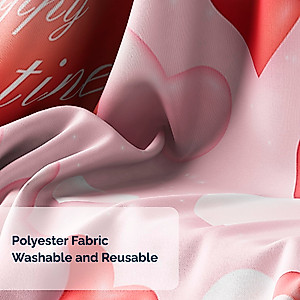 Valentine's Day Party Backdrop - Beautiful Romantic Blossom Love Heart Theme Studio Background Banner Decorations Photography Supplies - Happy Valentine's Day Photo Booth Backdrops - 70.8 x 43.3 Inch