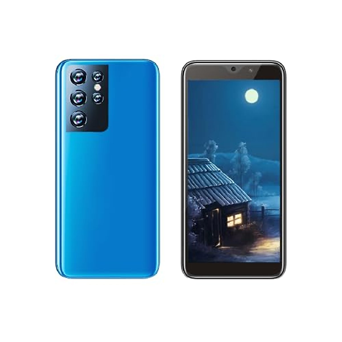 aderroo Unlocked Phone，X10, Android Smartphone，5.72-inch Screen，Front and Rear Cameras，Only Supports Dual SIM Card Frequency Band of 3GWCDMA ：850/1900/2100MHZ，1GB RAM 4GB ROM （Blue）