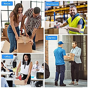 JARLINK Clear Packing Tape (18 Rolls), Heavy Duty Packaging Tape for Shipping Packaging Moving Sealing, Stronger & Thicker 2.8mil, 1.88 inches Wide, 60 Yards Per Roll, 1080 Total Yards