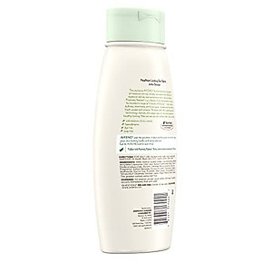 Aveeno Positively Radiant Exfoliating Body Wash with MoistureRich Soy Complex Crushed Walnut Shell for Dry, Dull Skin, SoapFree, DyeFree Hypoallergenic Formula 18 fl, 54 Fl Oz, (Pack of 3)