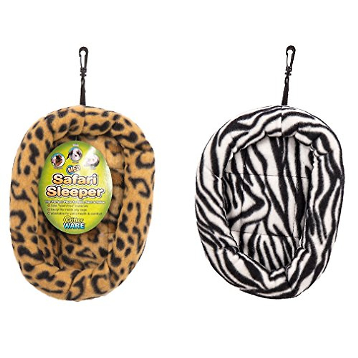 Ware Manufacturing (2 Pack) Safari Sleeper Beds for Small Animals, Medium - Colors May Vary