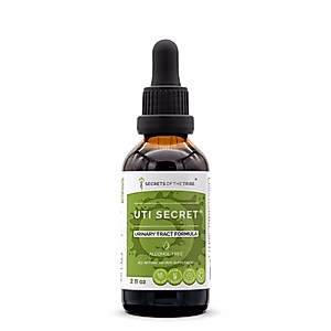 UTI Secret Alcohol-Free Extract, High-Potency Herbal Drops, Tincture Made from Cranberry, Bromelain, Pineapple, Uva Ursi, Oregon Grape, Corn Silk, Horsetail. Urinary Tract Formula 2 oz