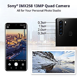 Blackview Unlocked Smartphones, A80 Plus, Dual sim Unlocked Cell Phones, Bundle Android 10 OS 4GB+64GB ROM, 6.5" HD+, Fingerprint Face Detection, 4680mAh Capacity Battery, 4G tmobile Android Phone