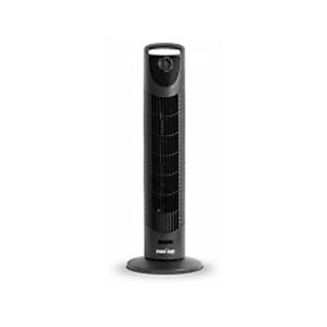 Fanfair Tower Fan, 30 Inch Portable Oscillating Fan, 3 Speed Quiet Cooling Settings, Stand Up Floor Fans Safe for Bedroom, Home or Office Use, Black