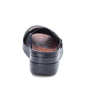 BZees Women's Desire Sandal, black stretch fabric, 8.5 M US