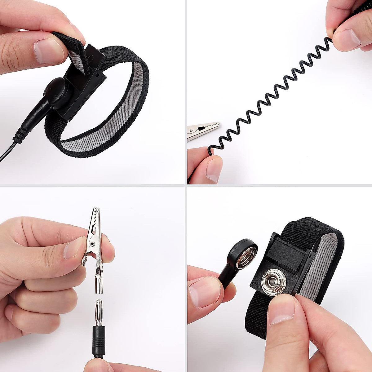 STREBITO Precision Screwdriver Set 142-Piece + Anti Static Wrist Strap Bundle, Electronics Repair Toolkit for iPhone, MacBook, Computer, Laptop, PC, Tablet, PS4, Xbox, Nintendo, Game Console