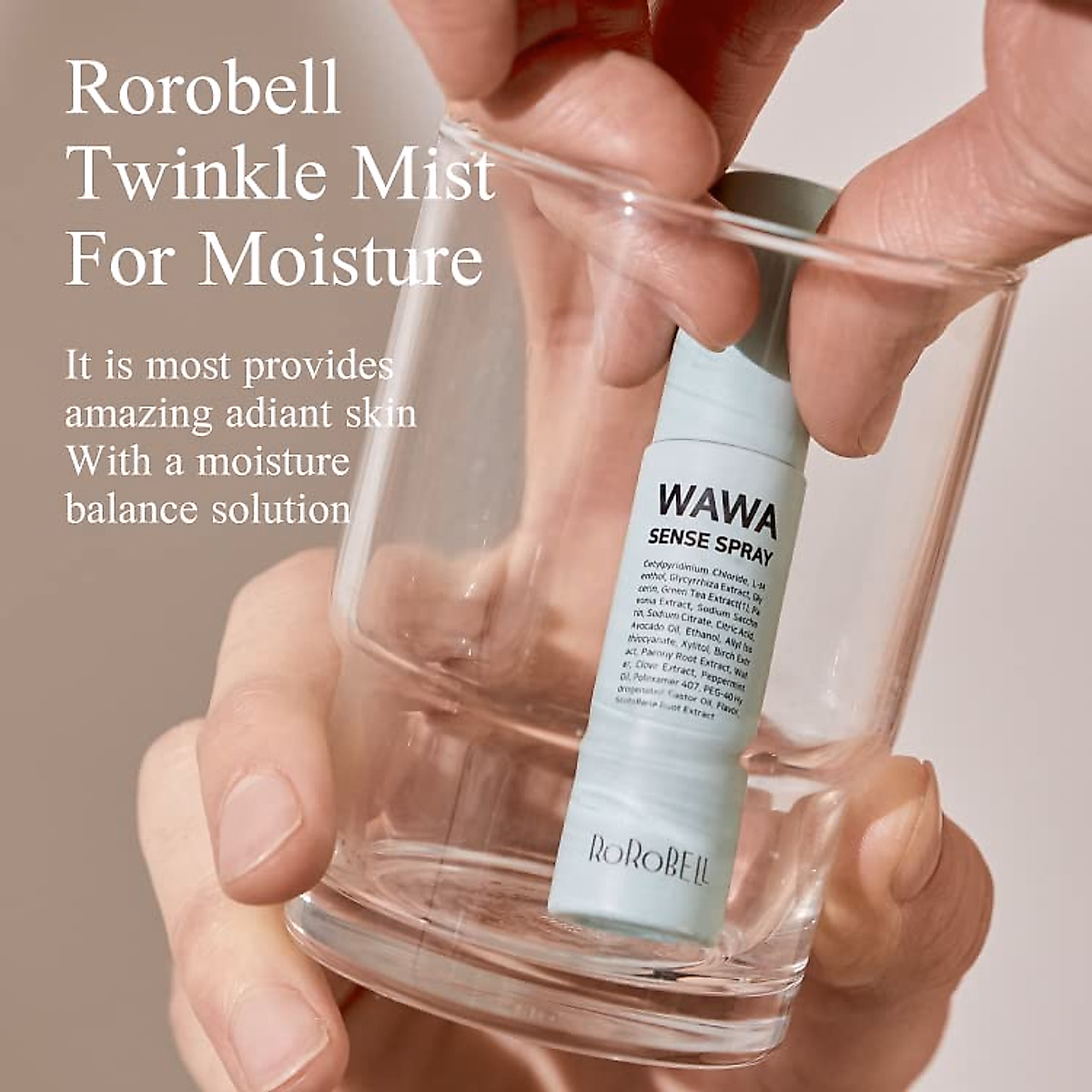 ROROBELL Wawa Sense Spray Oral Care Mouth Freshener Fights Bad Breath ((1/3 Fl Oz (Pack of 1)))