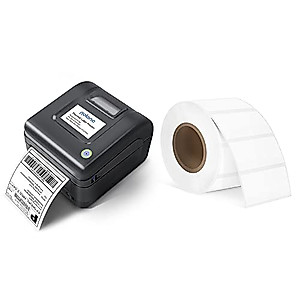POLONO Label Printer, PL420 4x6 Thermal Printer, High-Speed Shipping Label Printer, Commercial Direct Thermal Printer, 2" x 1" Direct Thermal Label, Self-Adhesive Address Shipping Thermal Label