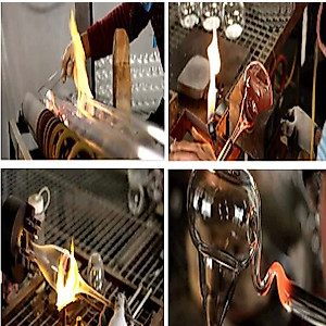 Lc Glass By Di Angelos 12 Inch Long 6 Piece Pyrex Glass Tubes 12Mm Od 8Mm Id 2 Thick Wall