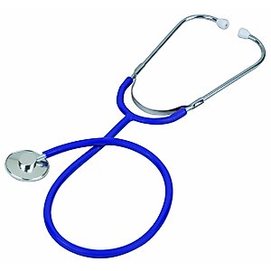 Veridian Healthcare Prism Series Single Head Nurse Stethoscope, Royal Blue, Boxed