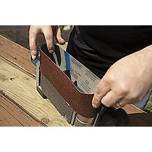 Gator 3" x 18" Red Resin Aluminum Oxide Sanding Belts, 40 Grit, 5 Pack