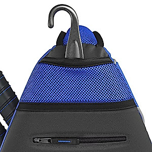 Athletico Sling Bag - Crossbody Backpack for Pickleball, Tennis, Racketball, and Travel for Men and Women (Blue)
